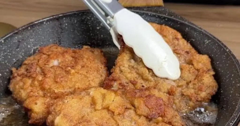 Como hacer carne rebozada con mostaza y pan rallado