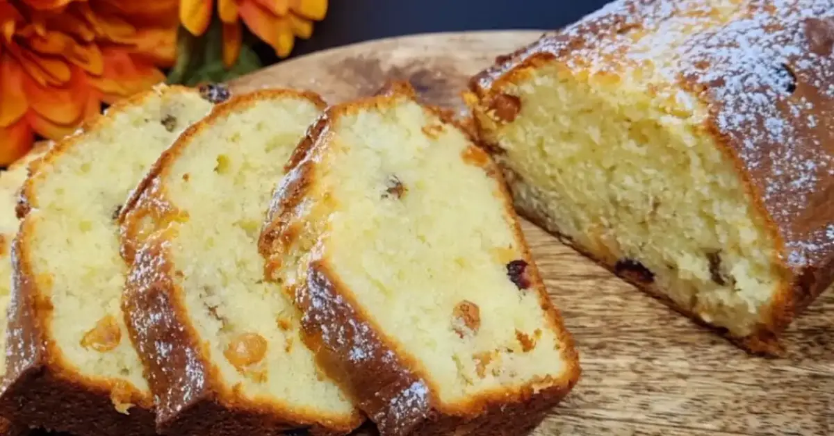 ¡Harás este budín todos los días! ¡Budín de vainilla con pasas!